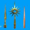 Lightning Rod Points - Ferro Weathervanes
