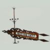 7 foot Star Barn Replica Arrow Weathervane - Ferro Weathervanes