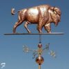 Buffalo / Bison Weathervane - Ferro Weathervanes