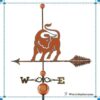 Bull Weathervane - Ferro Weathervanes