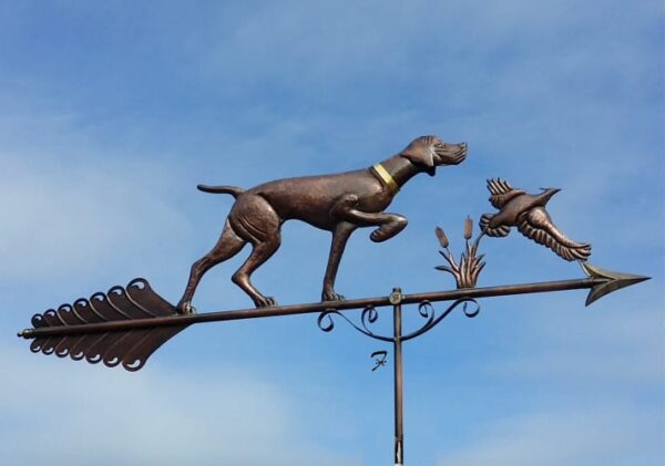 Pointer and Quail Weathervane; Key Construction - completed - Ferro ...