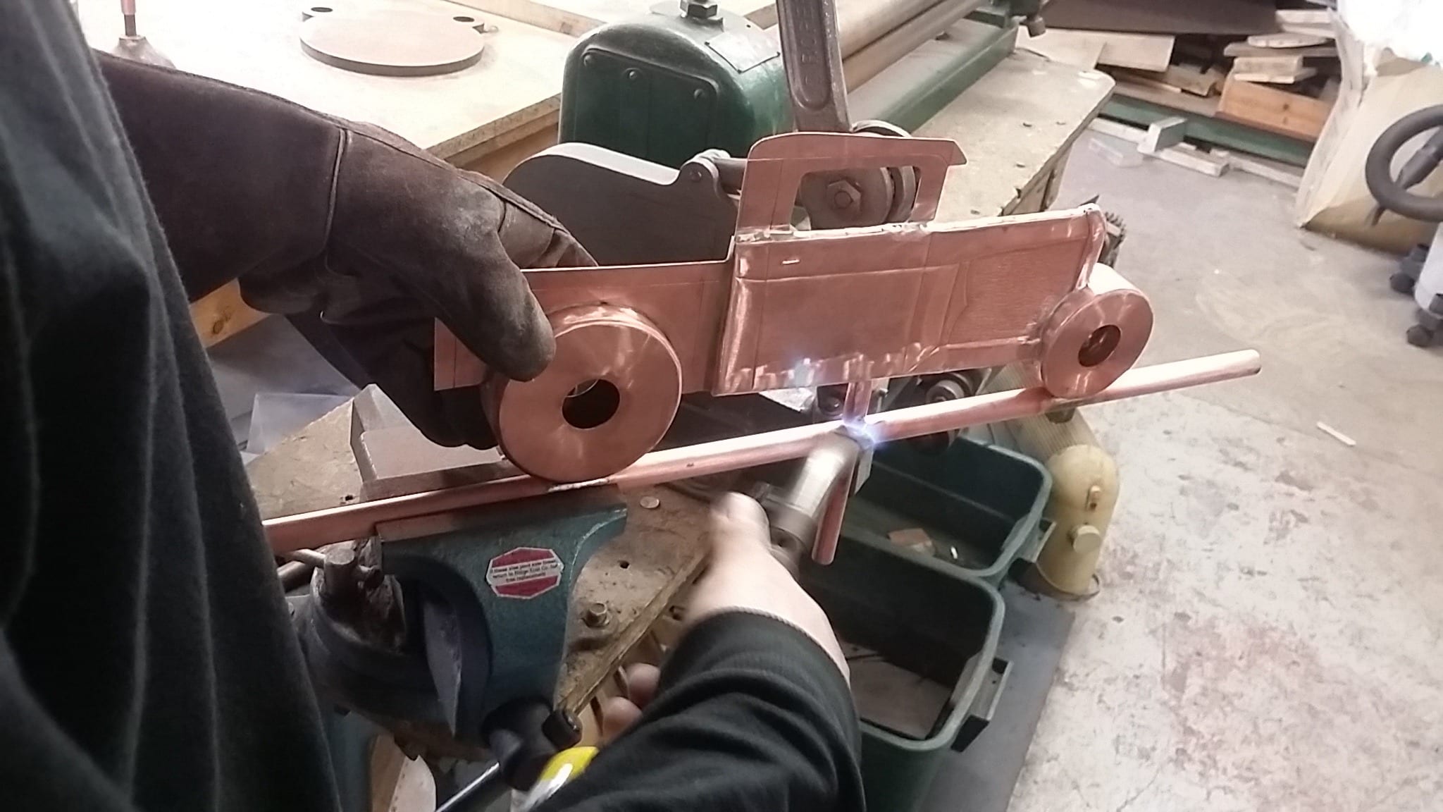 1933 Ford Pickup Hot Rod Weathervane; Armijo Residence - completed ...