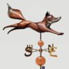 Fox Weathervane, Running - Ferro Weathervanes